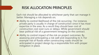 Risk allocation and Project implementation final.pptx