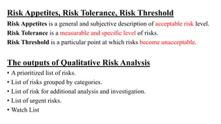 Risk analysis | PPT
