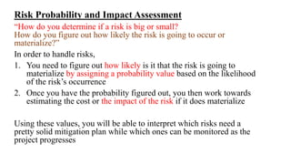 Risk analysis | PPTX