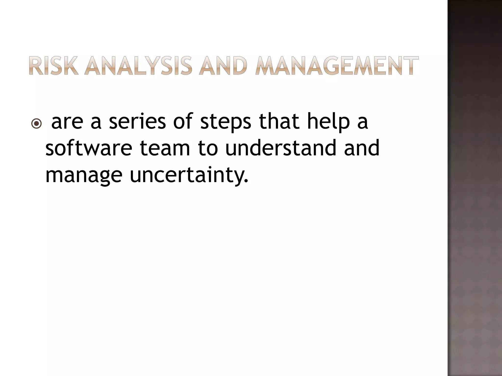 Risk analysis and management | PPT