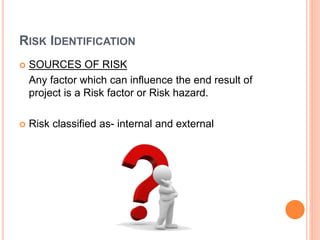 Risk Analysis and Management | PPTX | Business Accounting & Finance ...
