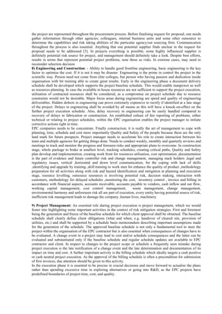 Risk analysis and managements large epc projects | PDF