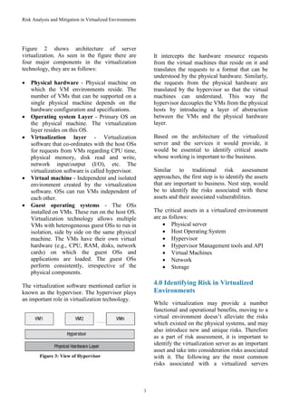 Risk Analysis and Mitigation in Virtualized Environments | PDF | Cloud Computing | Internet