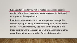 Risk analysis and treatment report risk analysis | PDF