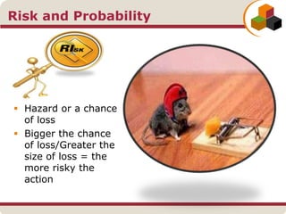 Risk analysis Chapter | PPTX