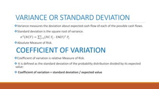 Risk analysis in capital budgeting | PPTX