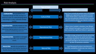 Risk analysis in international business | PPTX