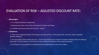 Risk analysis in investment | PPTX