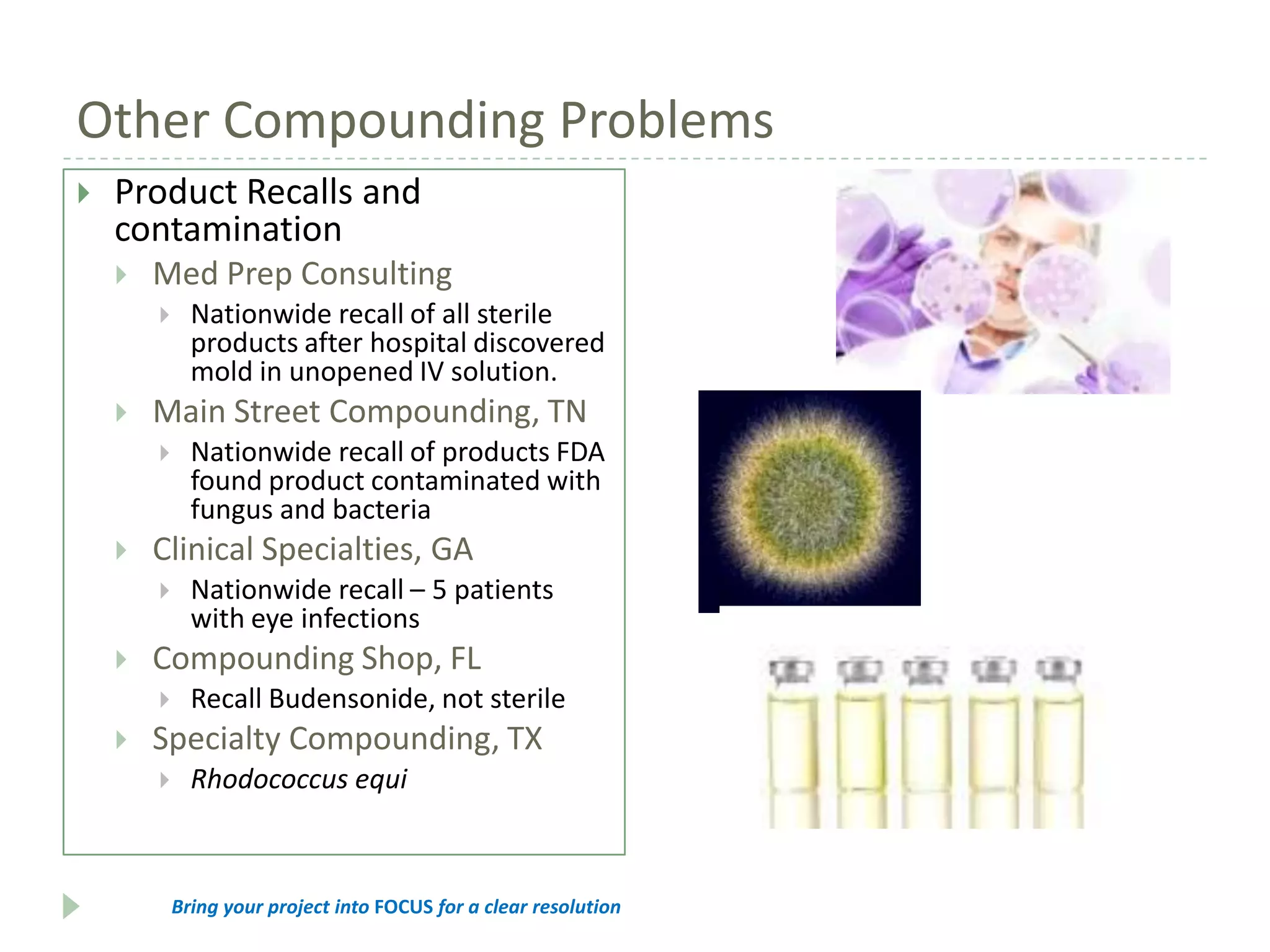 Risk analysis of a compounding pharmacy | PPT