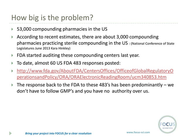 Risk analysis of a compounding pharmacy | PPT