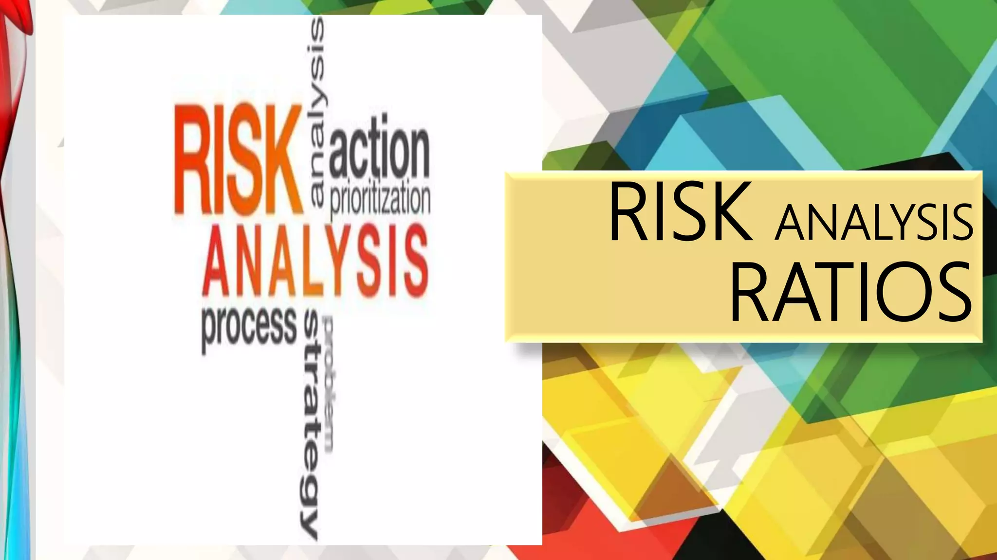 Risk analysis , operating performance and value ratios | PPT