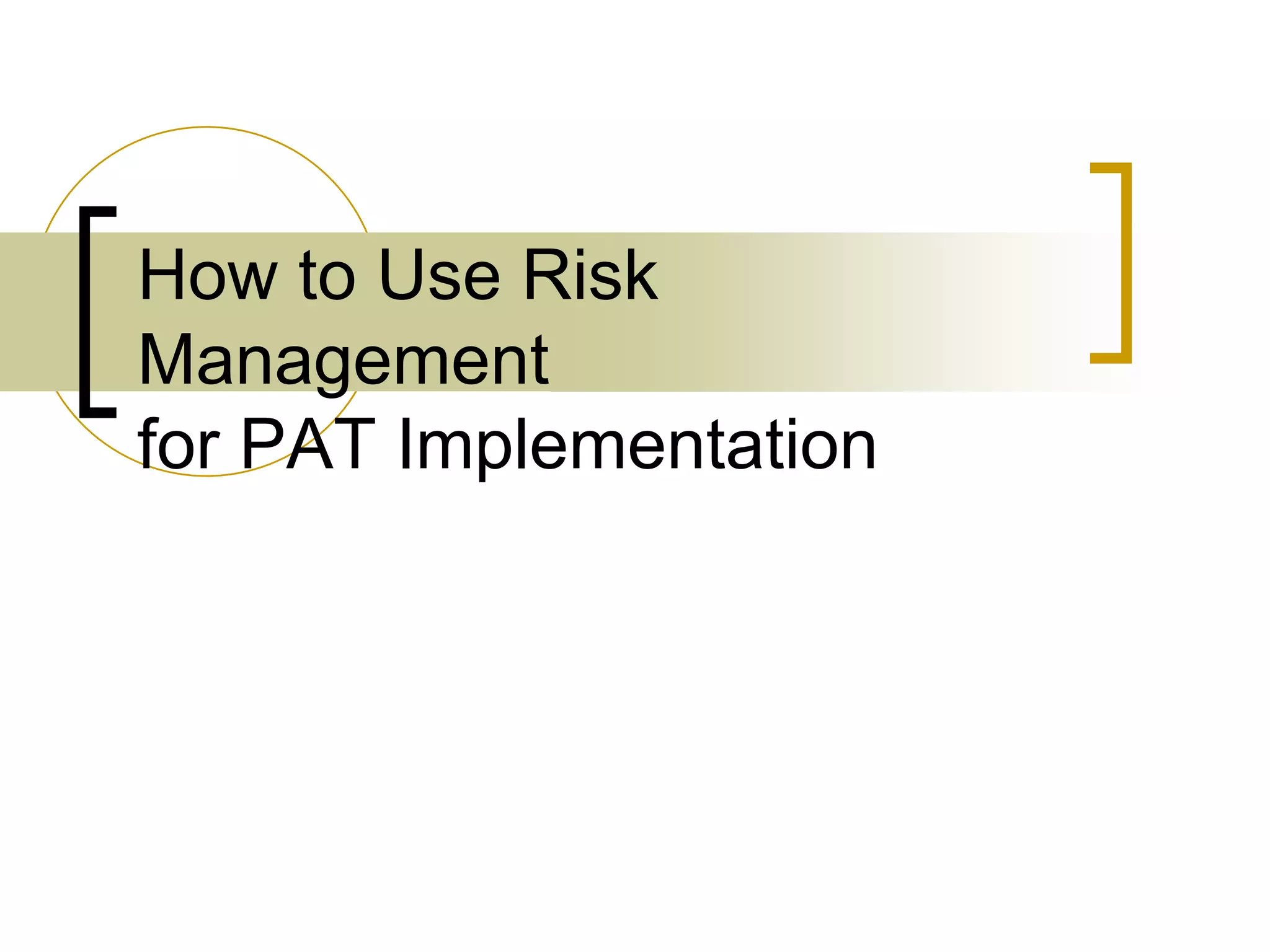 Risk Analysis Pat New | PDF