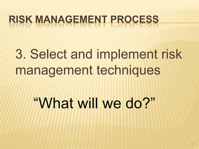 Risk analysis pbi | PPT
