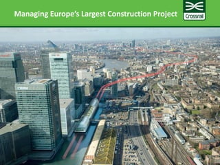Risk and assurance on crossrail - rob halstead | PDF