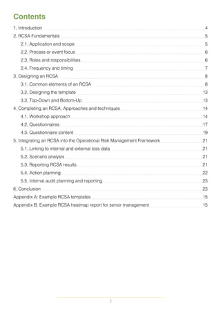 Risk and Control Self Assessment - IRM India Affiliate | PDF