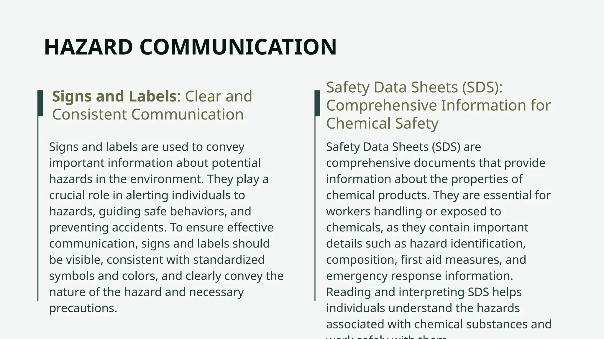 Mastering Workplace Safety: Identifying and Managing Hazards | PPTX