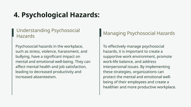 Mastering Workplace Safety: Identifying and Managing Hazards | PPTX ...