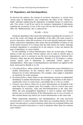 Risk and interdependencies in critical infrastructures | PDF