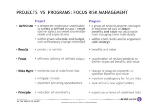 Risk and Interdependency in Programs - G. Rotter | PDF