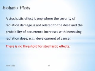 Risk and management involed in radiographic imaging in cbc dental ...