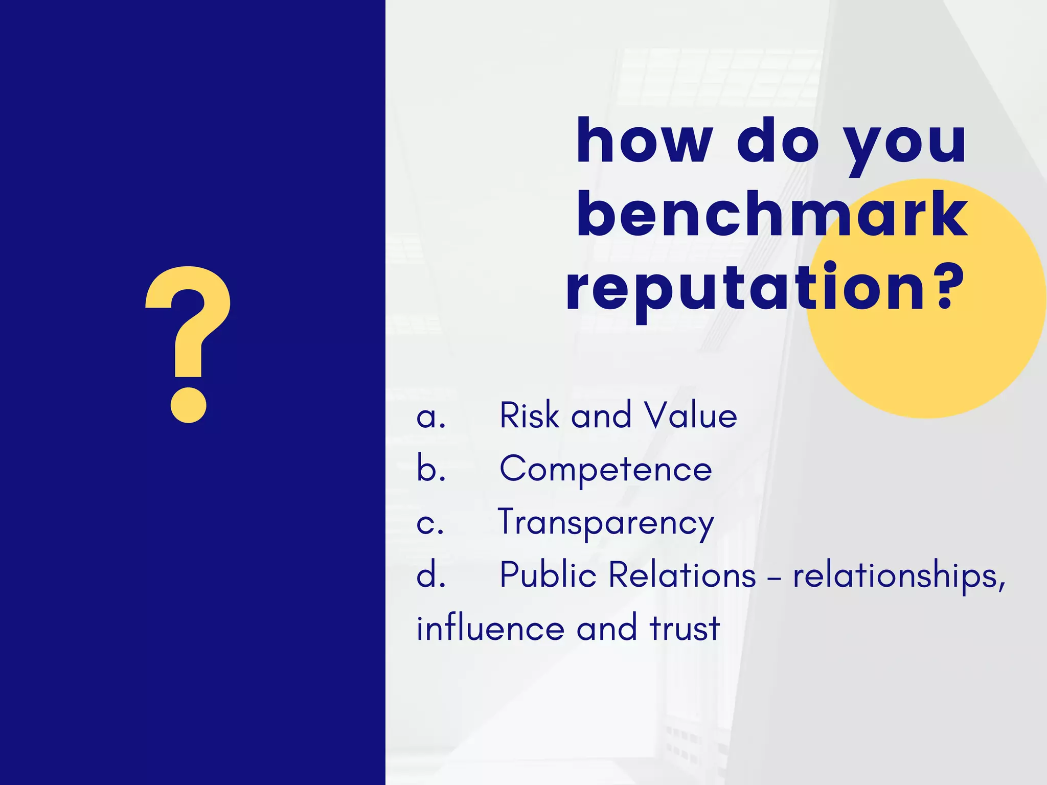 The role of Public Relations in Risk and Reputation | PDF