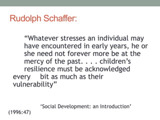 Risk and resilience in childhood | PPTX
