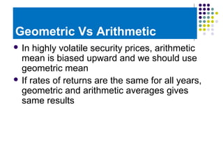 Risk and Return | PPT