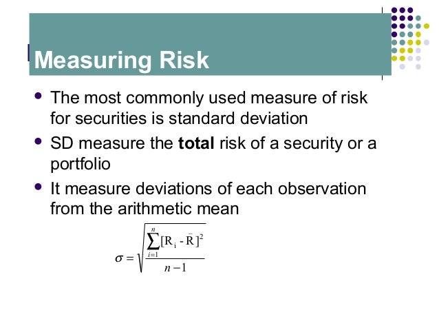 Risk and Return