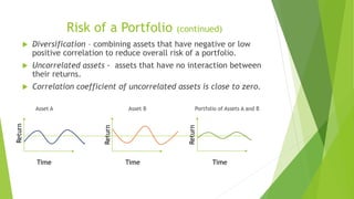 Risk and return | PPTX