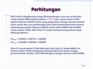 Risk and Return risiko dan tingkat pengembalian.ppt