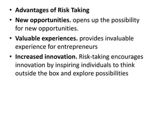 RISK AND RISK MANAGEMENT IN ENTREPRENEURSHIP.pptx