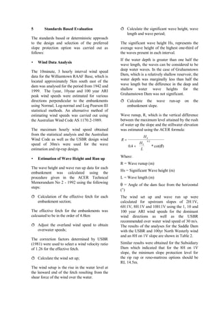 Risk and standards based riprap design for grahamstown dam barker ...