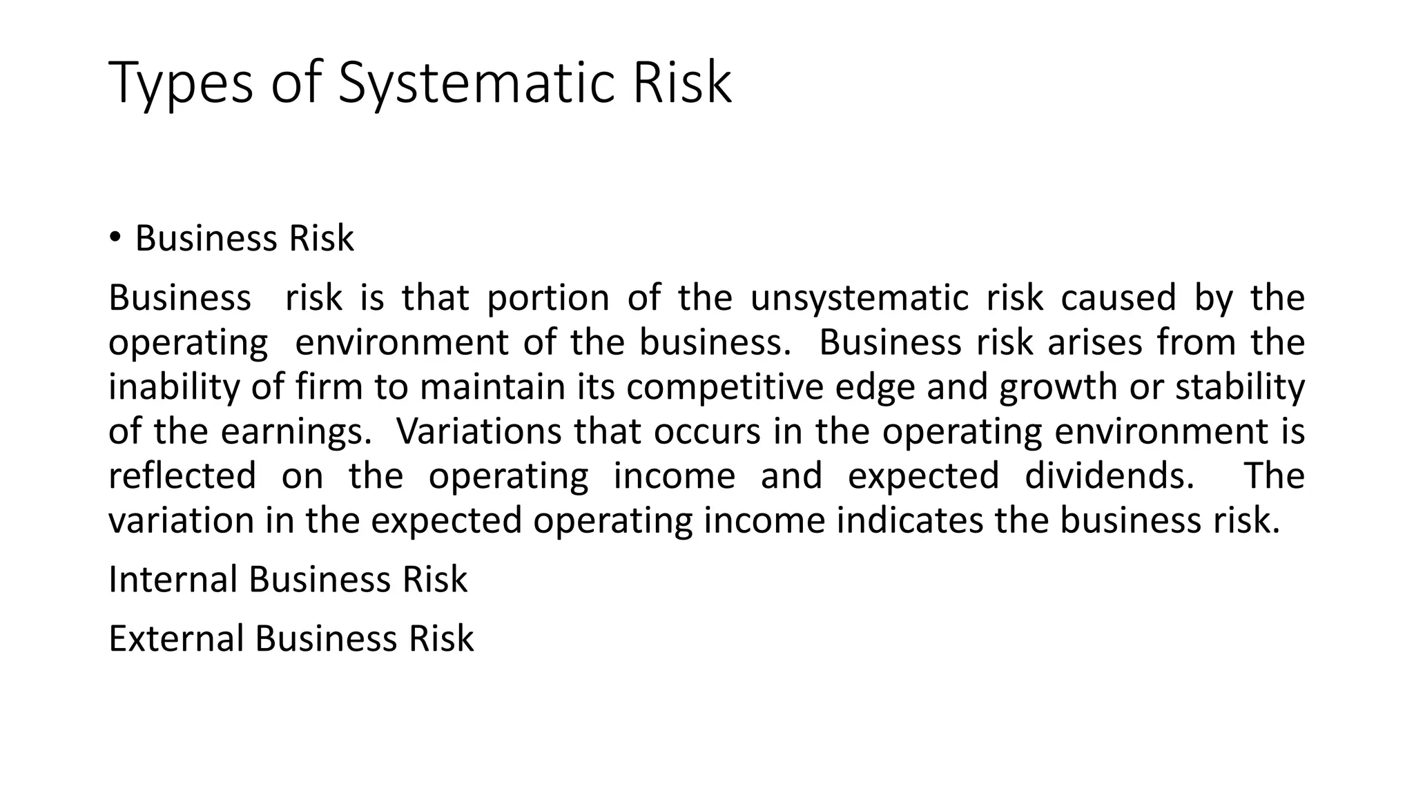 Risk and types of risk measurement of risk | PPTX