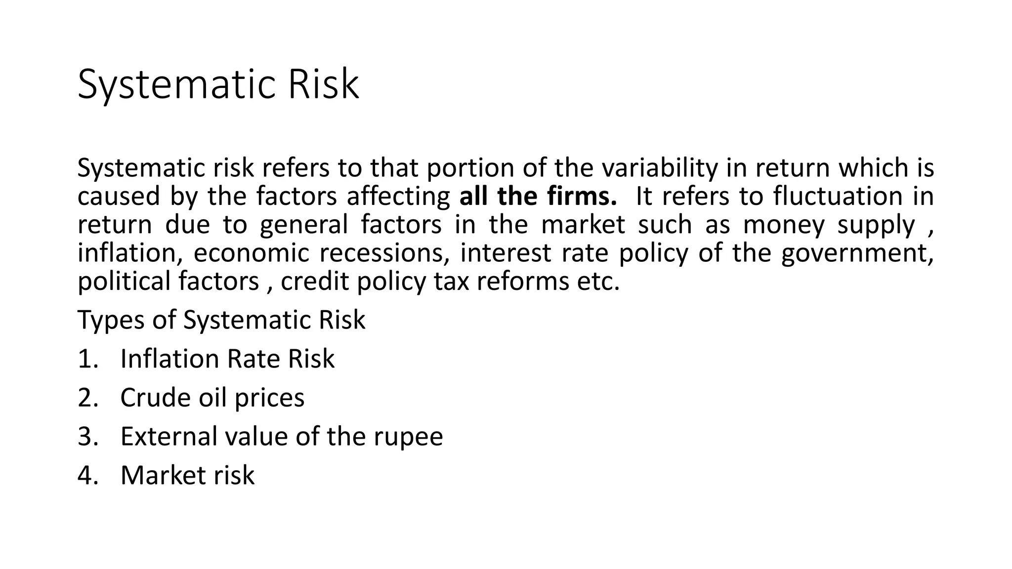 Risk and types of risk measurement of risk | PPTX