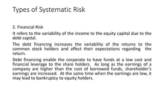Risk and types of risk measurement of risk | PPTX