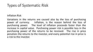 Risk and types of risk measurement of risk | PPTX | Stocks and Bonds ...
