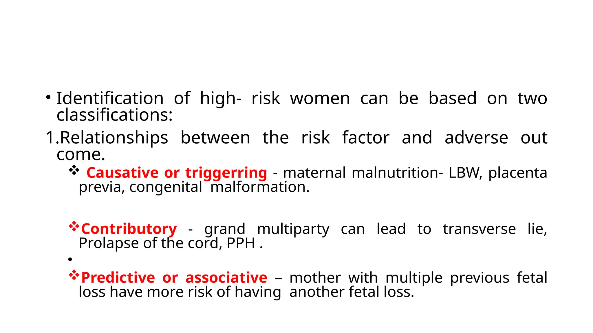 risk approach 2 family and reproductive | PPTX