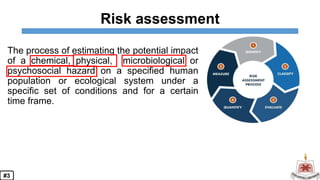 Environmental problems and human health, risk assessment and risk management | PPTX