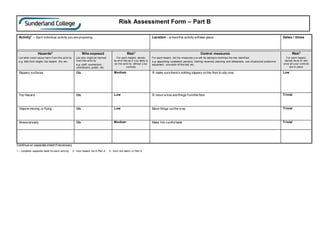 Risk assesment | PDF