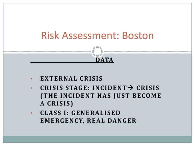 Risk assessment-Advertising and public Relations Lab- Crisis Management ...