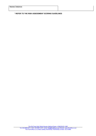 Risk assessment | DOC