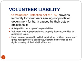 Risk Assessment - Volunteer Engagement | PPT