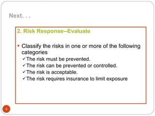 Risk Assessment - Volunteer Engagement | PPT