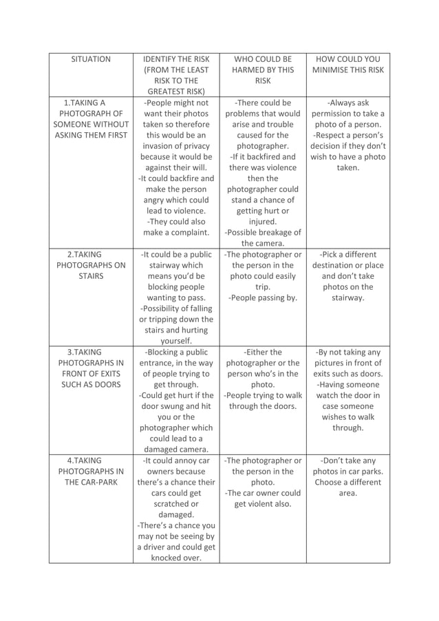 Risk assessment | PDF