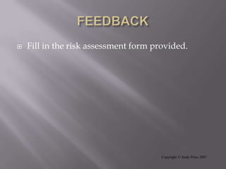 Risk assessment | PPT