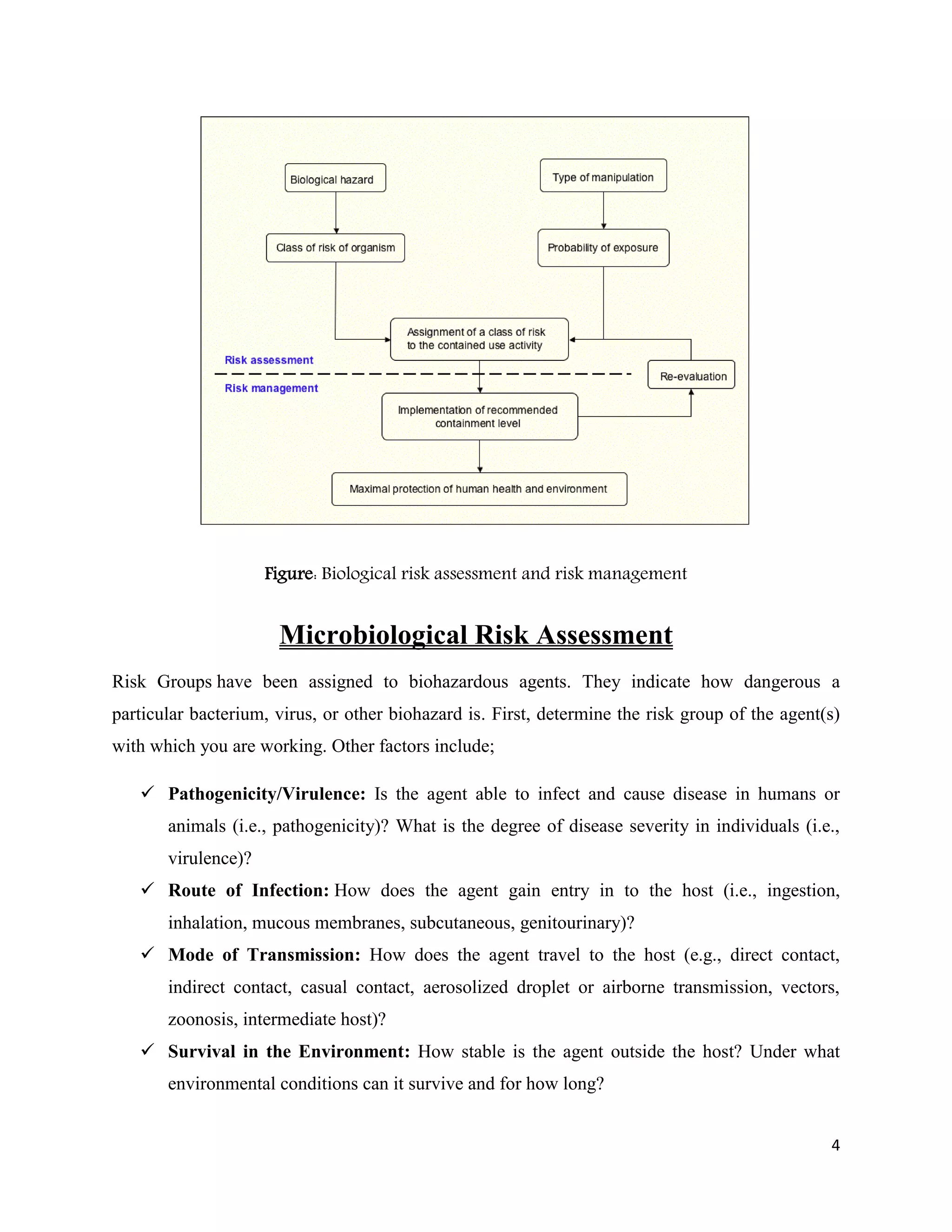 Biosafety Risk Assessments | PDF