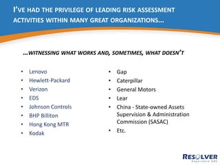 Improve Your Risk Assessment Process in 4 Steps | PPT