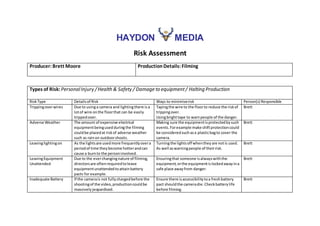 Risk Assessment | PPT