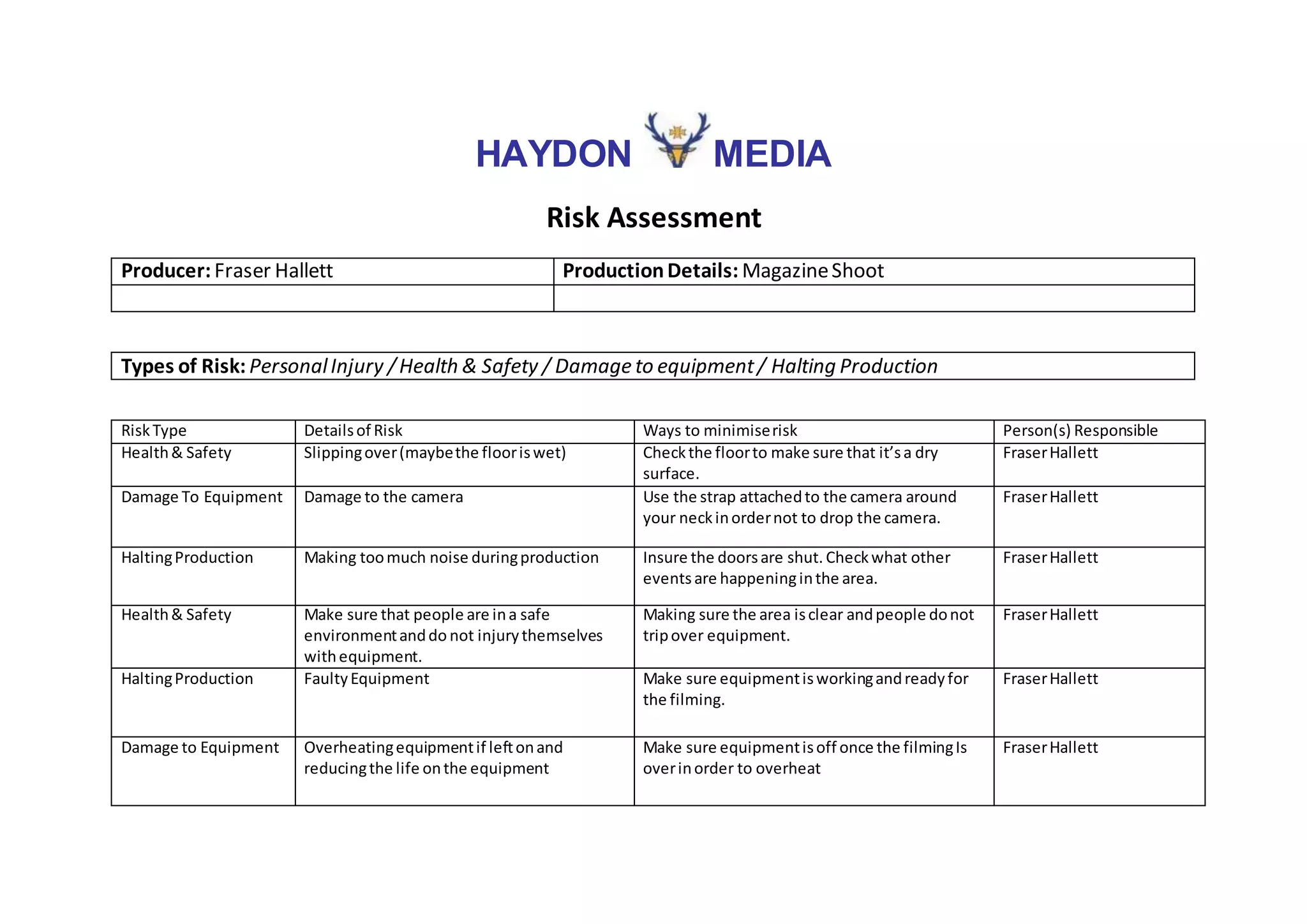 Risk assessment | PPT