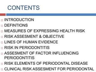 Clinical Risk Assesment - Dr Harshavardhan Patwal | PPTX